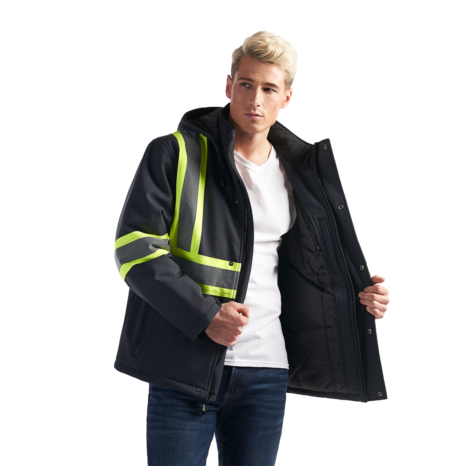 Ballast – Hi-Vis Insulated Softshell Jacket - Men | Groupe Neurones
